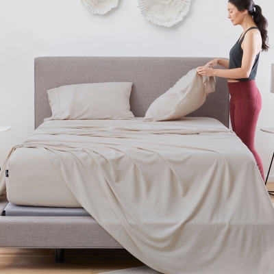Click here for BEDGEAR Hyper-Linen King Sheet Set  Medium Beige prices