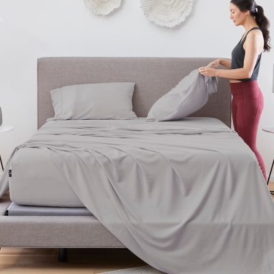 Click here for BEDGEAR Hyper-Linen Split King Sheet Set  Light Gr... prices