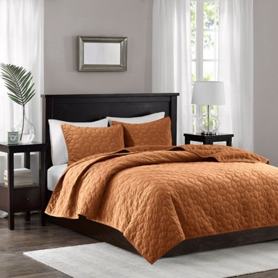Click here for Harper King/California King 3 Piece Velvet Quilt S... prices