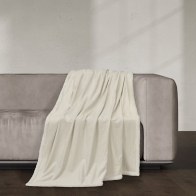Click here for J. Queen New York Townsend Throw  Ivory prices