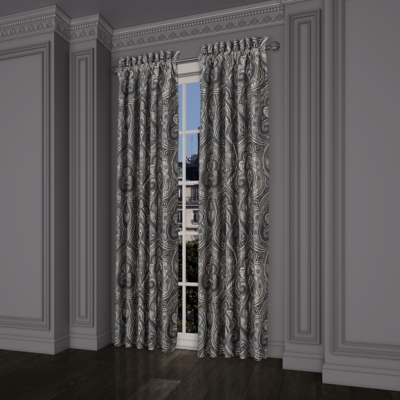 Five Queens Court Davinci 84" Window Panel Pair | Ashley