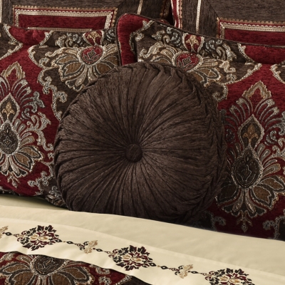 Click here for J. Queen New York Cerino Tufted Round Decorative T... prices