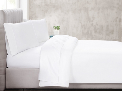 Click here for Christian Siriano NY 4 Piece Full Sheet Set  White prices
