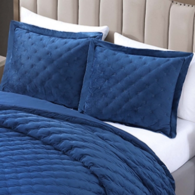 Click here for Bebejan® 3 Piece King Comforter Set  Navy prices