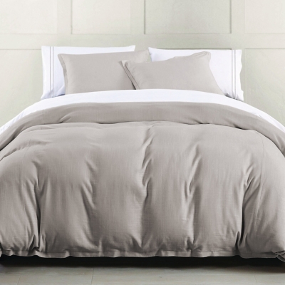 Click here for HiEnd Accents Hera 1-Piece Twin Duvet Cover  Taupe prices