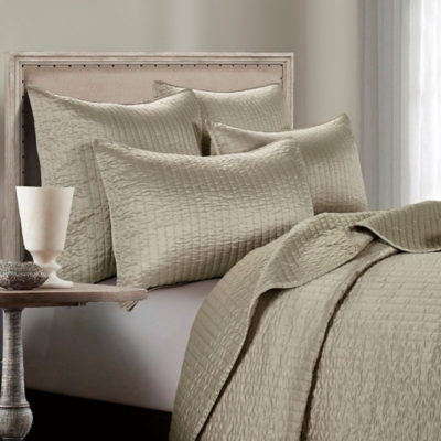 Click here for Indigo Hill Satin Channel 3-Piece Full/Queen Quilt... prices