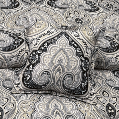 Click here for Royal Court Messina Square Throw Pillow  Black prices