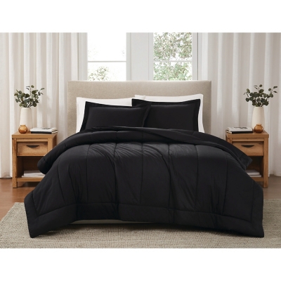 Click here for Brooklyn Loom 2-Piece Twin Comforter Set  Black prices