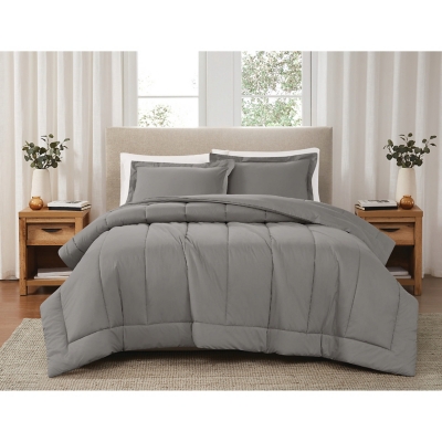 Click here for Brooklyn Loom 2-Piece Twin Comforter Set  Gray prices