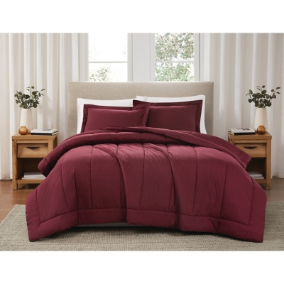 Click here for Brooklyn Loom 2-Piece Twin Comforter Set  Burgundy prices
