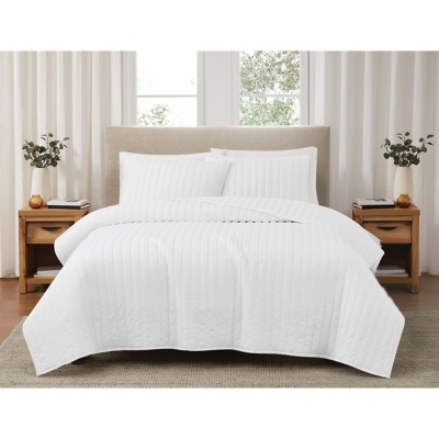 Click here for Brooklyn Loom 3-Piece King Quilt Set  White prices