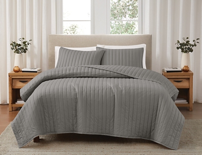 Click here for Brooklyn Loom 2-Piece Twin Quilt Set  Gray prices