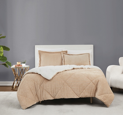 Click here for Brooklyn Loom Corduroy Plush 2-Piece Twin Comforte... prices