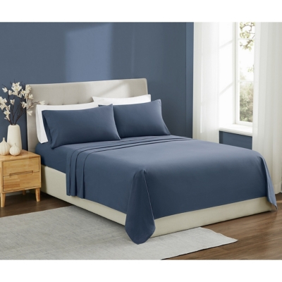 Click here for Brooklyn Loom Essential 2-Piece Twin Sheet Set  Bl... prices