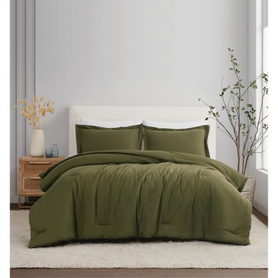 Click here for Brooklyn Loom Solid 3-Piece King Comforter Set  Mo... prices