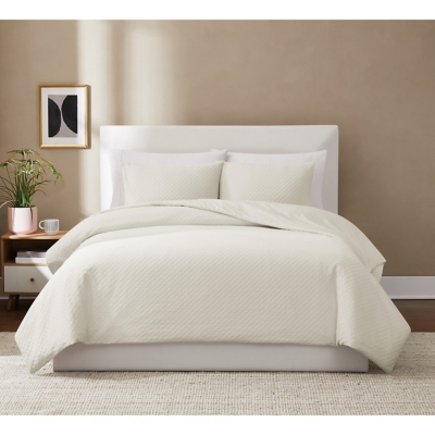 Click here for Brooklyn Loom Woven Texture 3-Piece King Duvet Set... prices