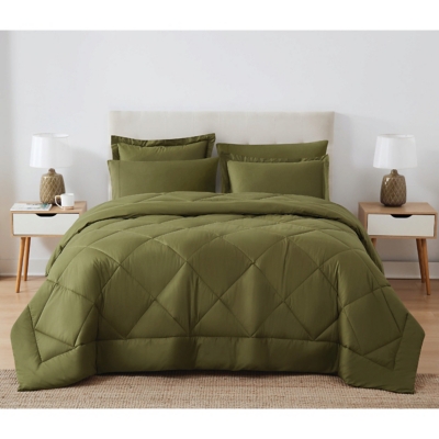 Click here for Cannon 200 Thread 3-Piece King Comforter Set  Oliv... prices
