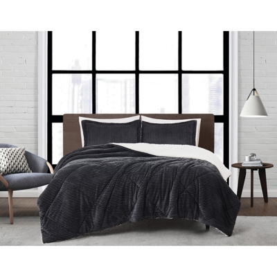 Click here for London Fog Plush 2-Piece Twin XL Comforter Set  Gr... prices