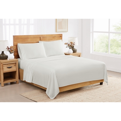Click here for Royal Velvet Signature 3-Piece Queen Sheet Set  Wh... prices