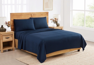 Click here for Royal Velvet Signature 3-Piece Queen Sheet Set  Na... prices