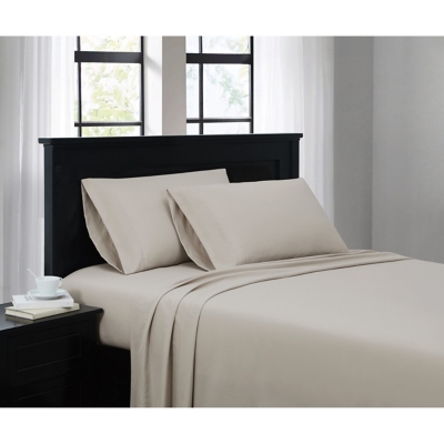Click here for Truly Soft 2-Piece Twin Sheet Set  Beige prices