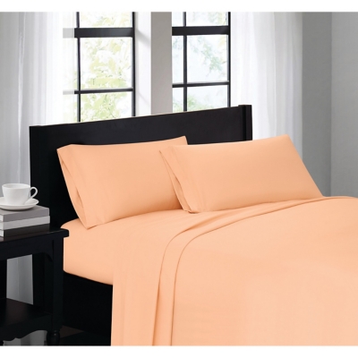 Click here for Truly Soft 2-Piece Twin XL Sheet Set  Peach prices
