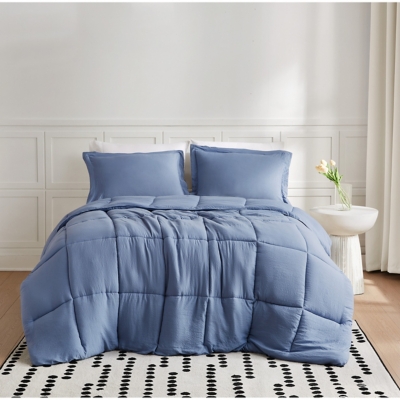 Click here for Truly Soft Solid 3-Piece Full/Queen Comforter Set... prices