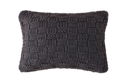 Click here for Ashley Luxe Chess Knit Dutch Euro Pillow  Slate prices