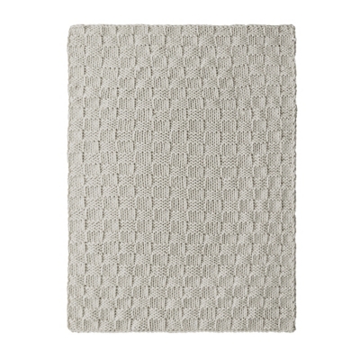 Click here for Ashley Luxe Chess Knit Throw  Gray prices