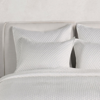 Click here for Ashley Luxe King Diamond-Quilted Sateen Quilt & Sh... prices