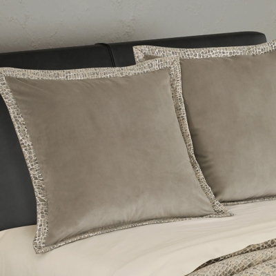 Click here for J. Queen New York Habitat Euro Sham  Pewter prices