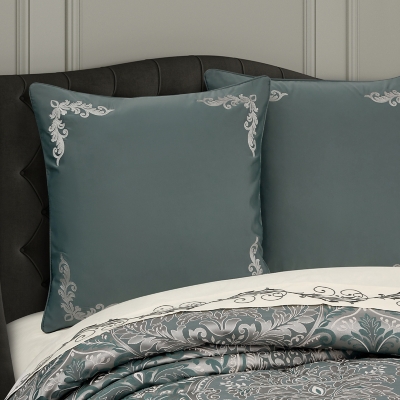 Click here for J. Queen New York Renata Euro Sham  Teal prices