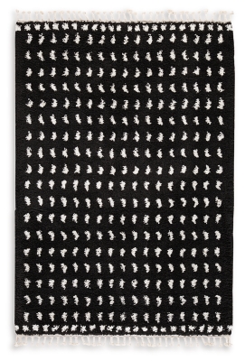 Click here for Minston 5 x 7 Rug  Black/White prices
