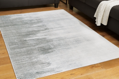 Click here for Milset Washable 8 x 10 Rug  Black/White/Gray prices