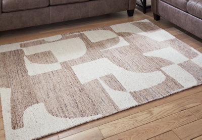 Click here for Brynnfield 5 x 7 Rug  Beige/Brown prices