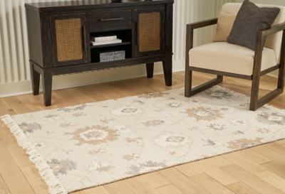 Click here for Calkin 5 x 7 Rug  Linen/Gray/Caramel prices
