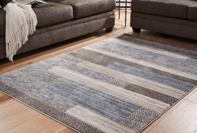 Click here for Sethburn 8 x 10 Rug  Cream/Brown/Gray prices