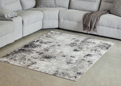Click here for Langwell 5 x 7 Rug  Black/Gray/White prices