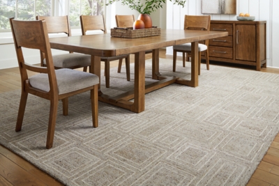 Click here for Brickburgh 10 x 14 Rug  Gray/Ivory/Honey prices