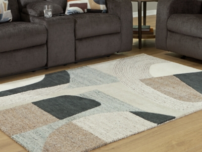 Click here for Edrickhill 5 x 7 Rug  Grayish Teal/Taupe/Cream prices