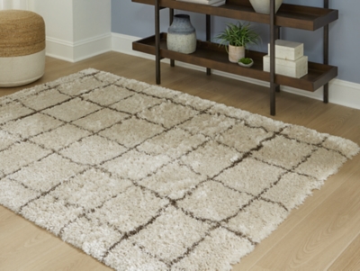 Click here for Wrenlow 8 x 10 Rug  Cream/Brown prices