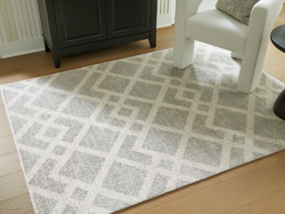 Click here for Unawick Medium Rug  Gray/Ivory prices