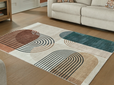 Click here for Farrendale Washable 5 x 7 Area Rug  Multi prices