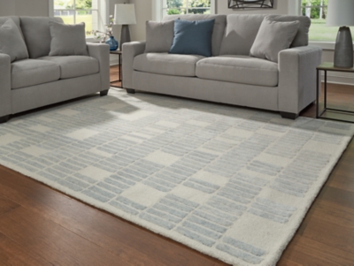 Click here for Dylanton 78 x 10 Area Rug  Ivory/Blue prices