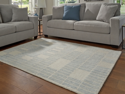 Click here for Dylanton 5 x 7 Area Rug  Ivory/Blue prices