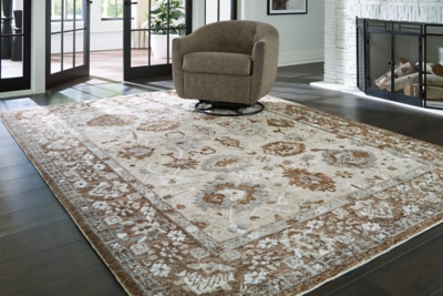 Click here for Ainswick Memory Foam Large Rug  Brown/Beige/Gray prices
