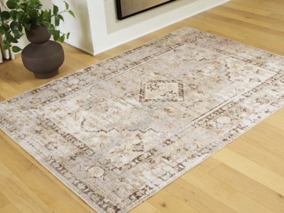 Click here for Livdon Washable Medium Rug  Brown/Beige/Gray prices