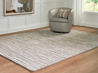Click here for Eljory Large Rug  Gray prices