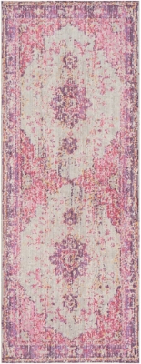 Click here for Livabliss Zara Area Rug 211 x 710  Lavender/Pink/A... prices