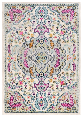 Click here for Surya Sunderland 67 x 9 Area Rug  Aqua/Bright Pink... prices